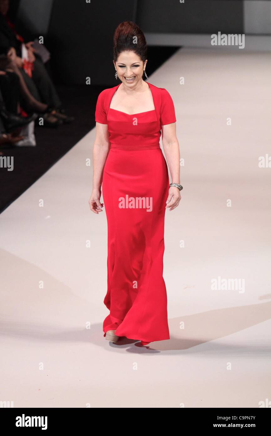 Gloria Estefan on the runway for The 2012 Heart Truth Red Dress ...