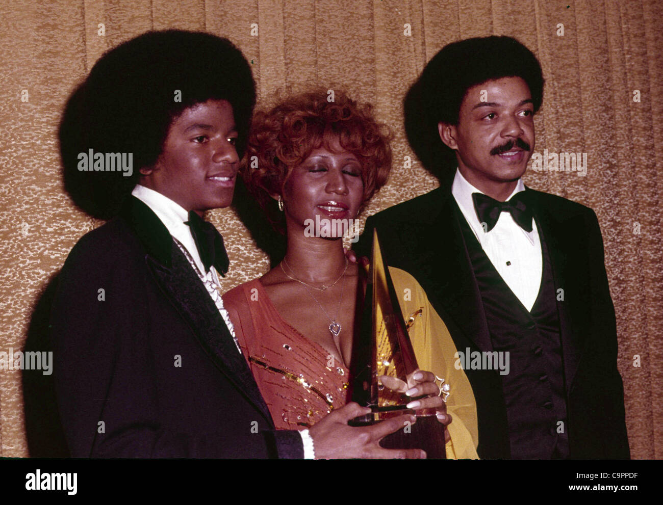 Exact Date Unknown.MICHAEL JACKSON & ARETHA FRANKLIN.(Credit Image: Â ...