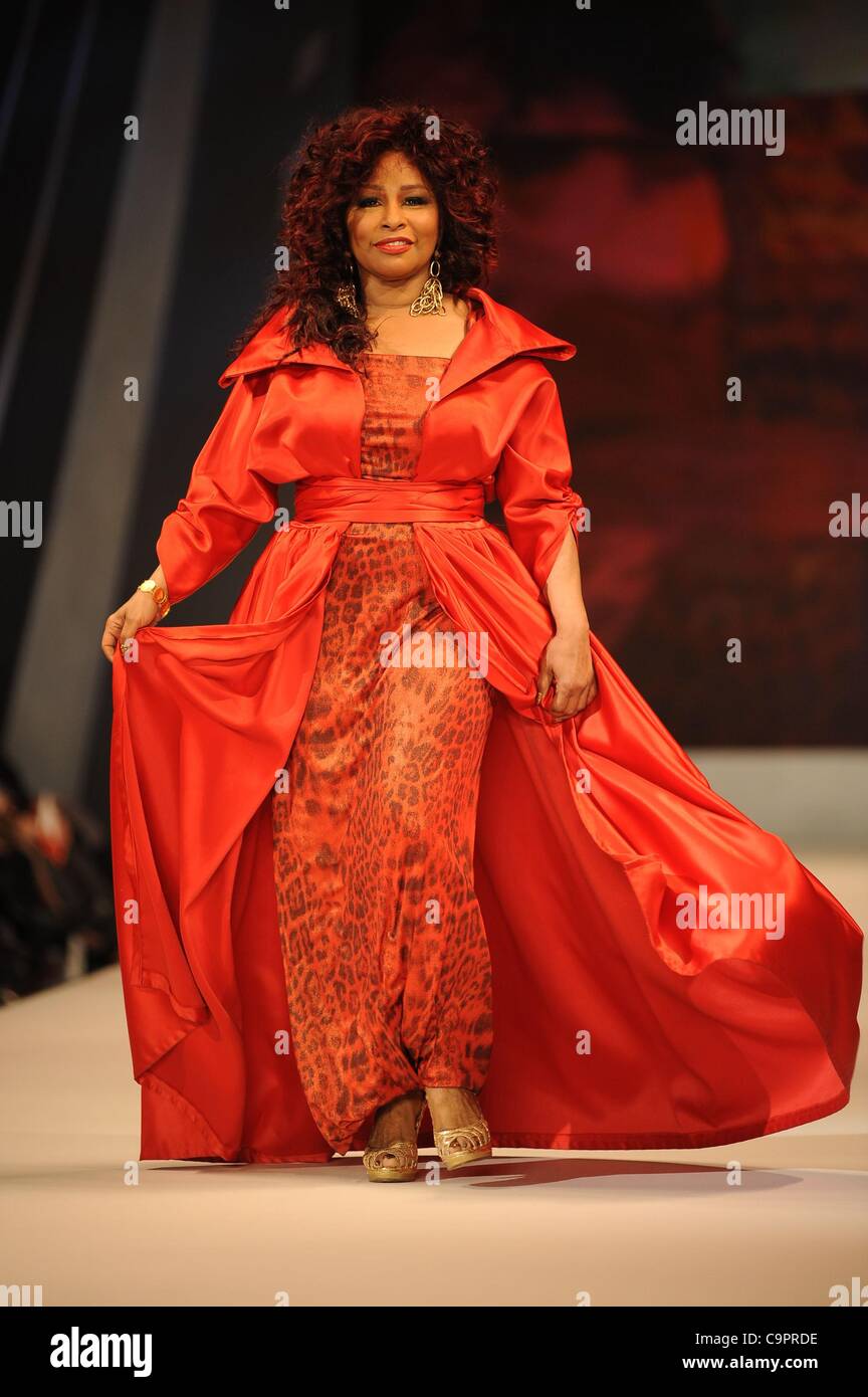 Chaka Khan on the runway for The 2012 Heart Truth Red Dress Collection ...