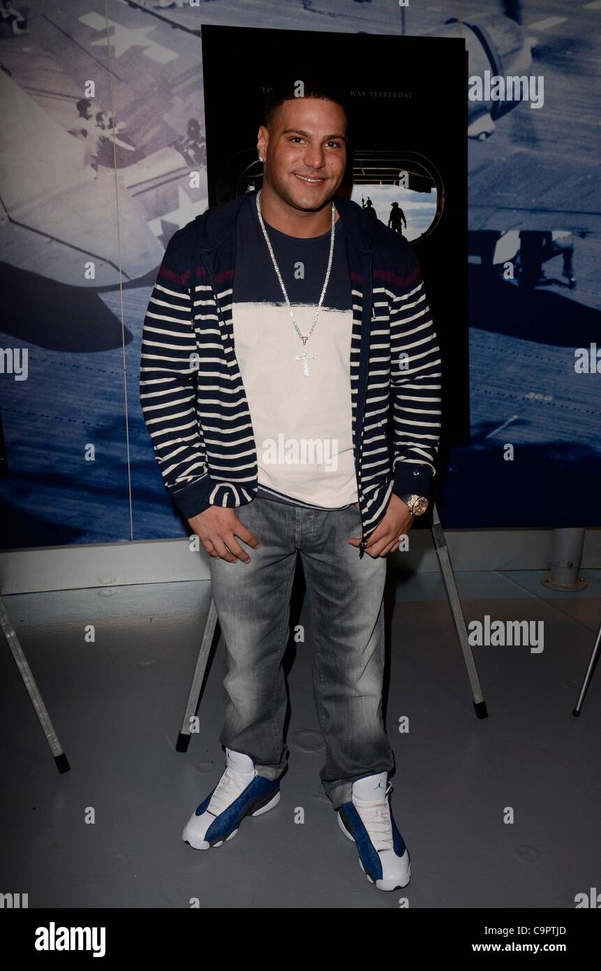 Ronnie Magro at arrivals for ACT OF VALOR Premiere, The Intrepid, New ...