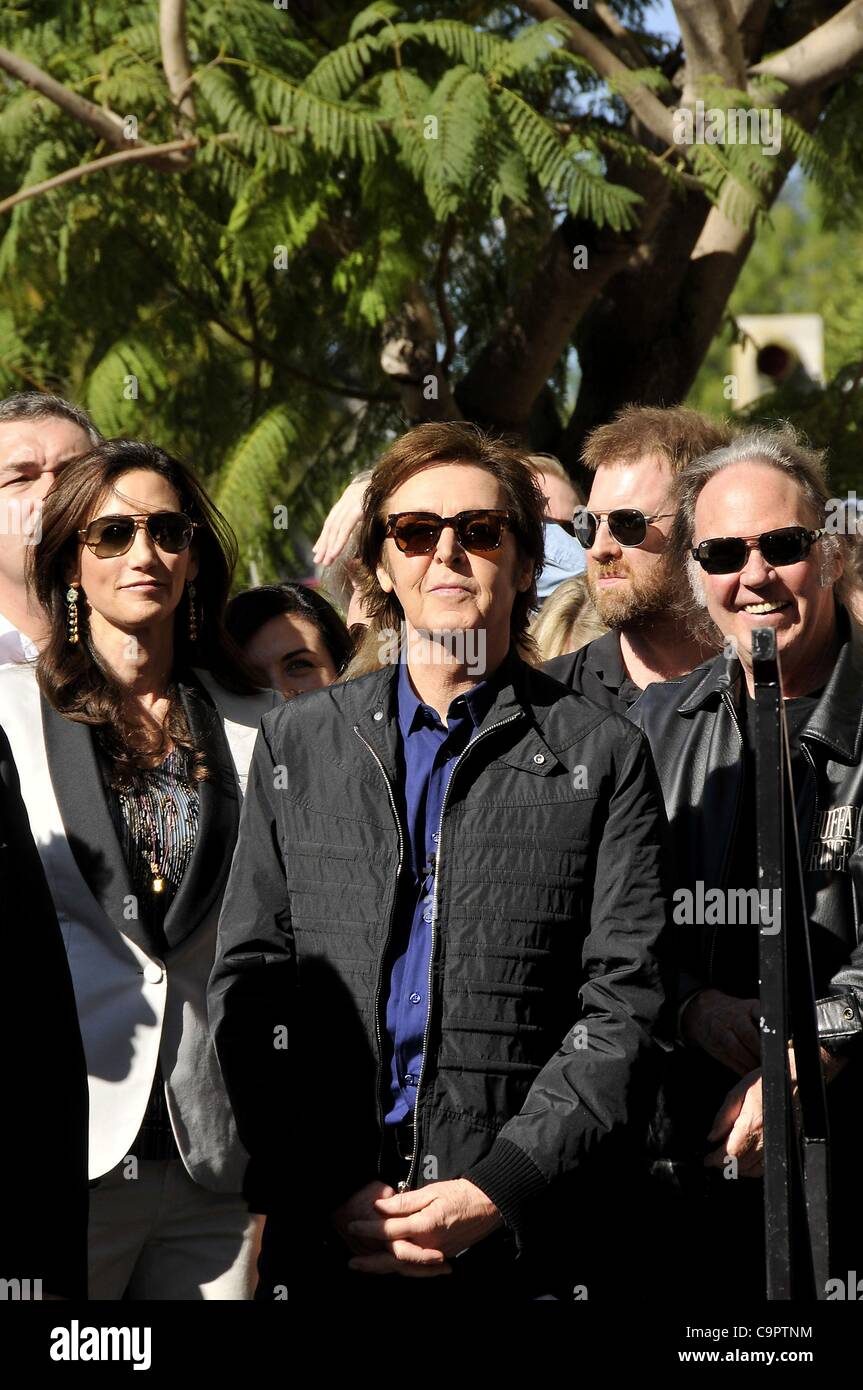 Nancy Shevell, Paul McCartney at the induction ceremony for Star on the ...