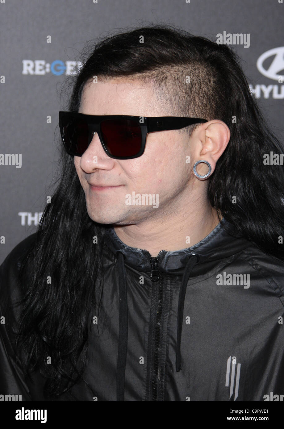 SKRILLEX RE:GENERATION MUSIC PROJECT. WORLD PREMIERE HOLLYWOOD LOS ...