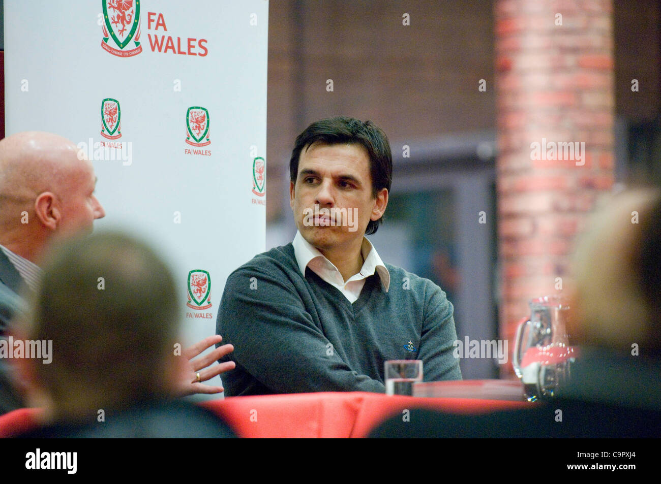 The new Welsh Football Manager Chris Coleman at the Waterfront Museum ...