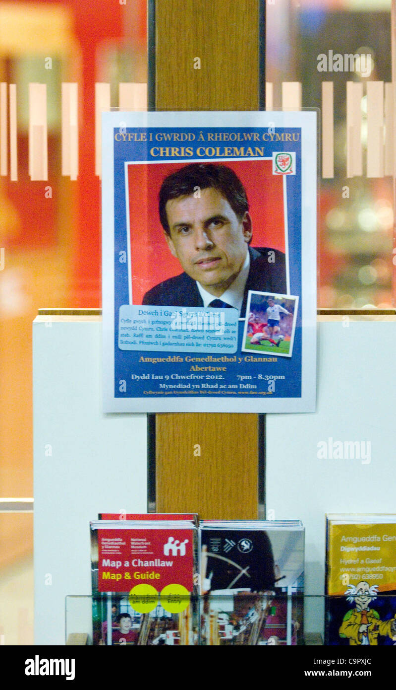 The new Welsh Football Manager Chris Coleman at the Waterfront Museum ...