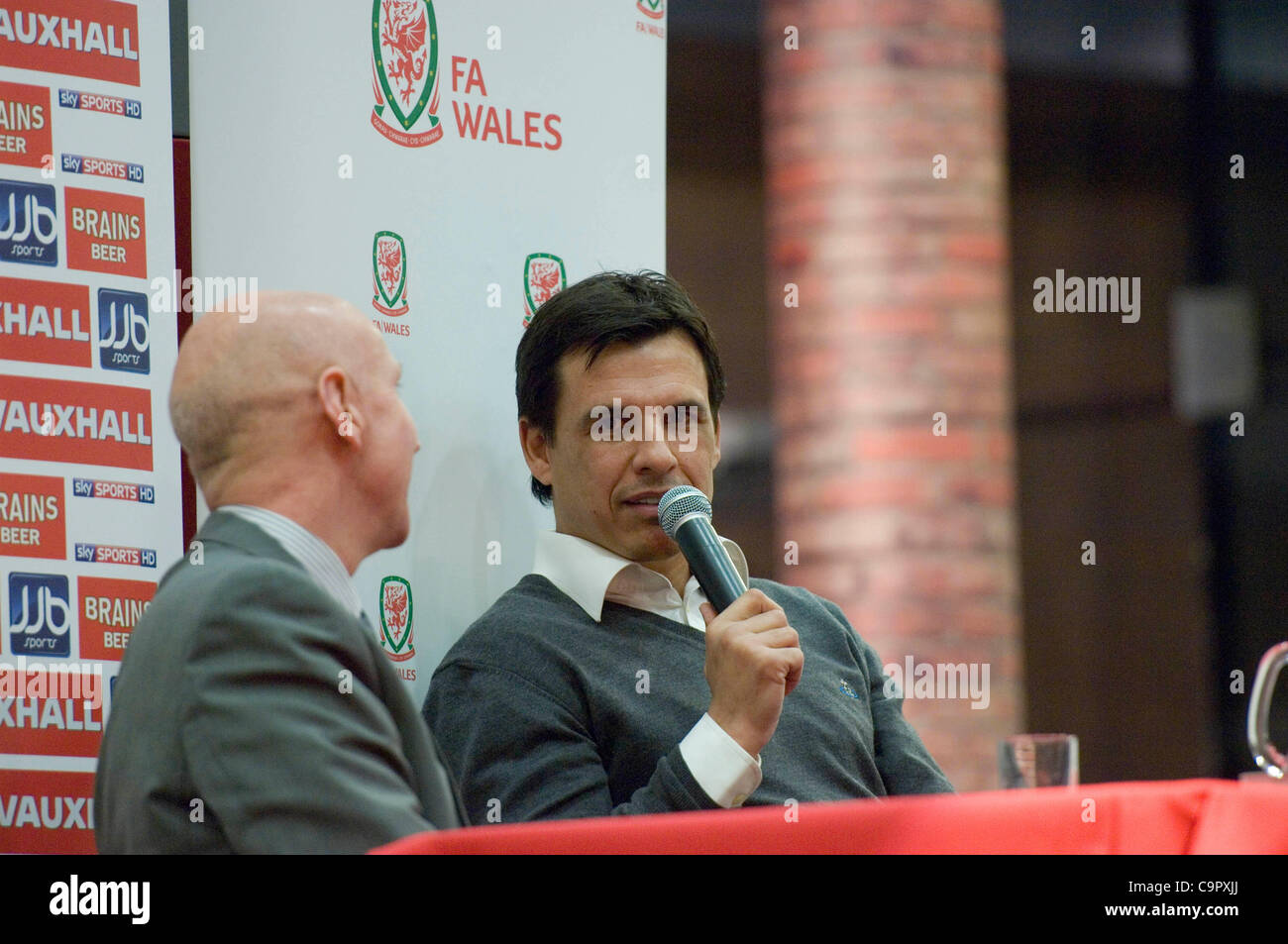 The new Welsh Football Manager Chris Coleman at the Waterfront Museum ...