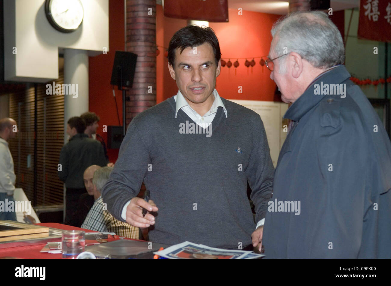 The new Welsh Football Manager Chris Coleman meeting fans at the ...