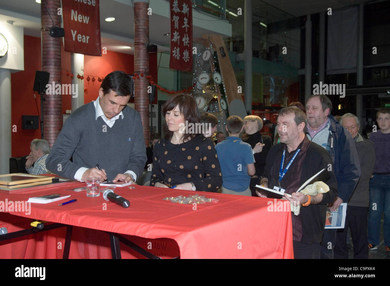 The new Welsh Football Manager Chris Coleman meeting fans at the ...