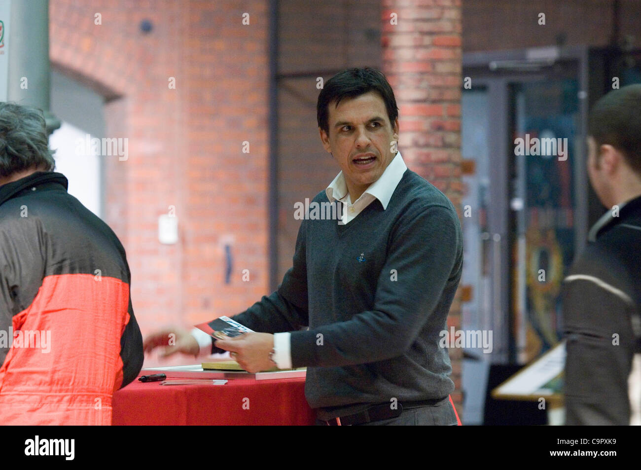 The new Welsh Football Manager Chris Coleman meeting fans at the ...