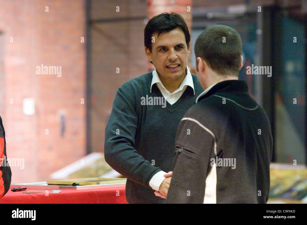 The new Welsh Football Manager Chris Coleman meeting fans at the ...