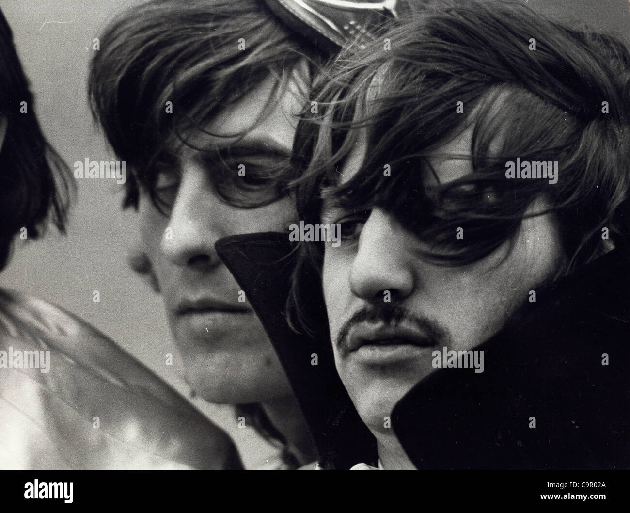 THE BEATLES.Ringo Starr with George Harrison.(Credit Image: Â© Cp/Globe ...