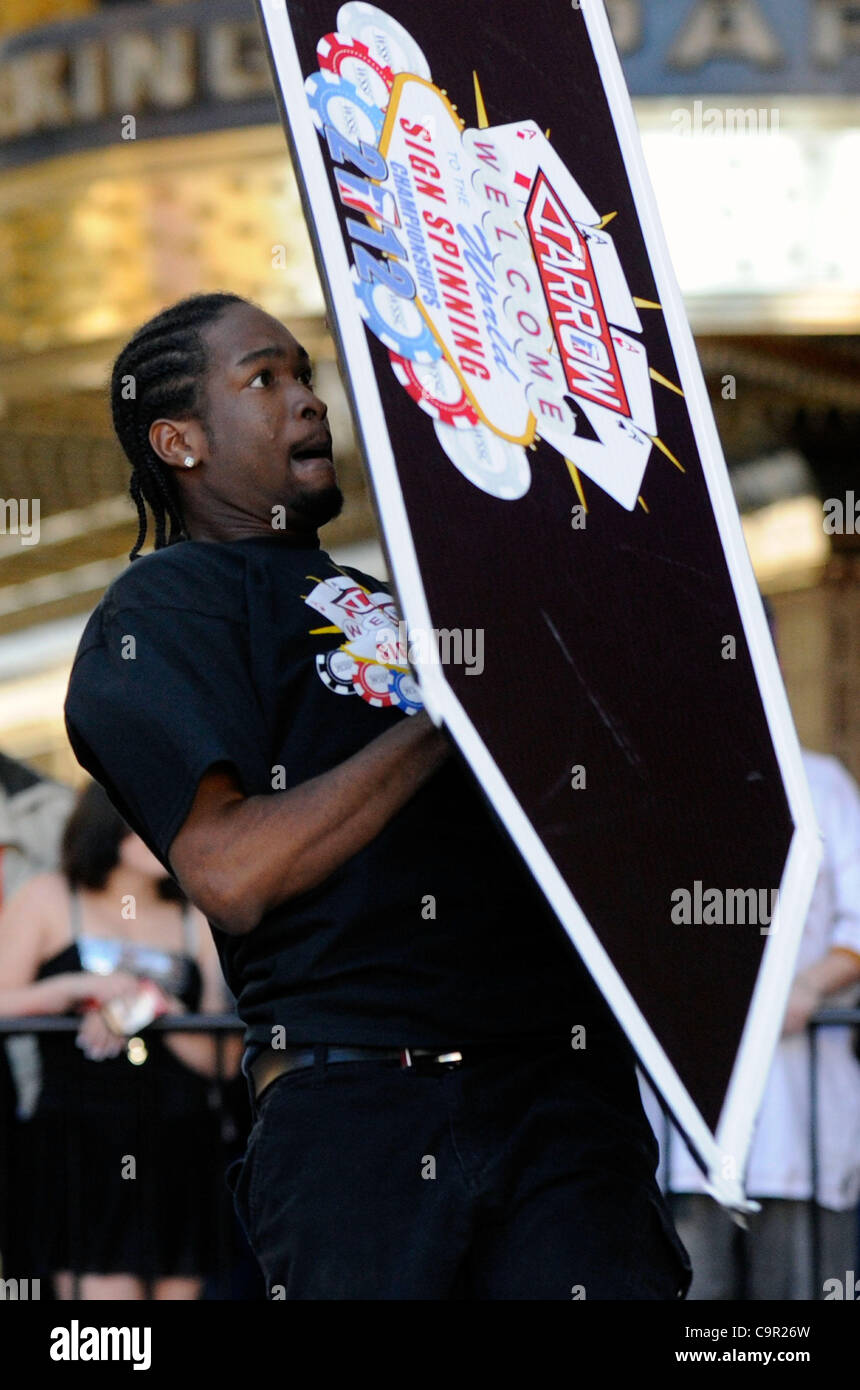 Feb. 10, 2012 - Las Vegas, Nevada, USA - KADEEM JOHNSON competes in the ...