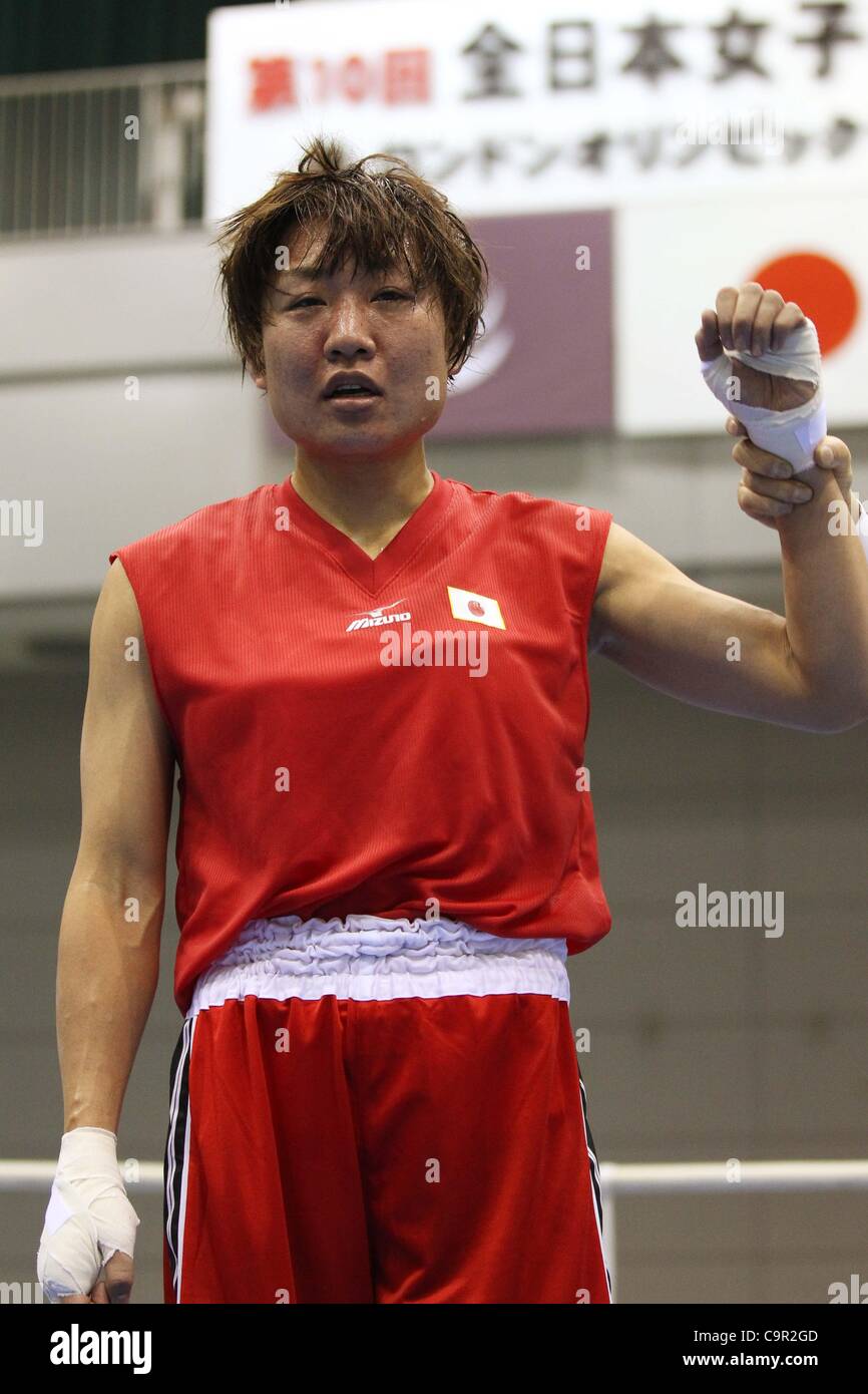Shizuyo Yamasaki, February 11, 2012 - Boxing : All Japan Women's Boxing ...