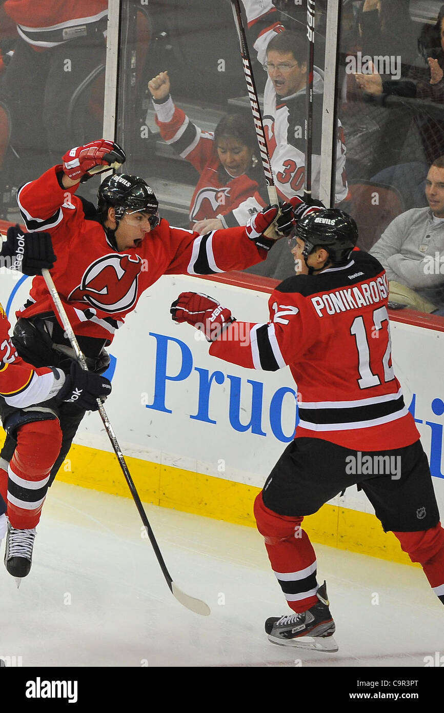 Feb. 11, 2012 - Newark, New Jersey, U.S - New Jersey Devils forward ...