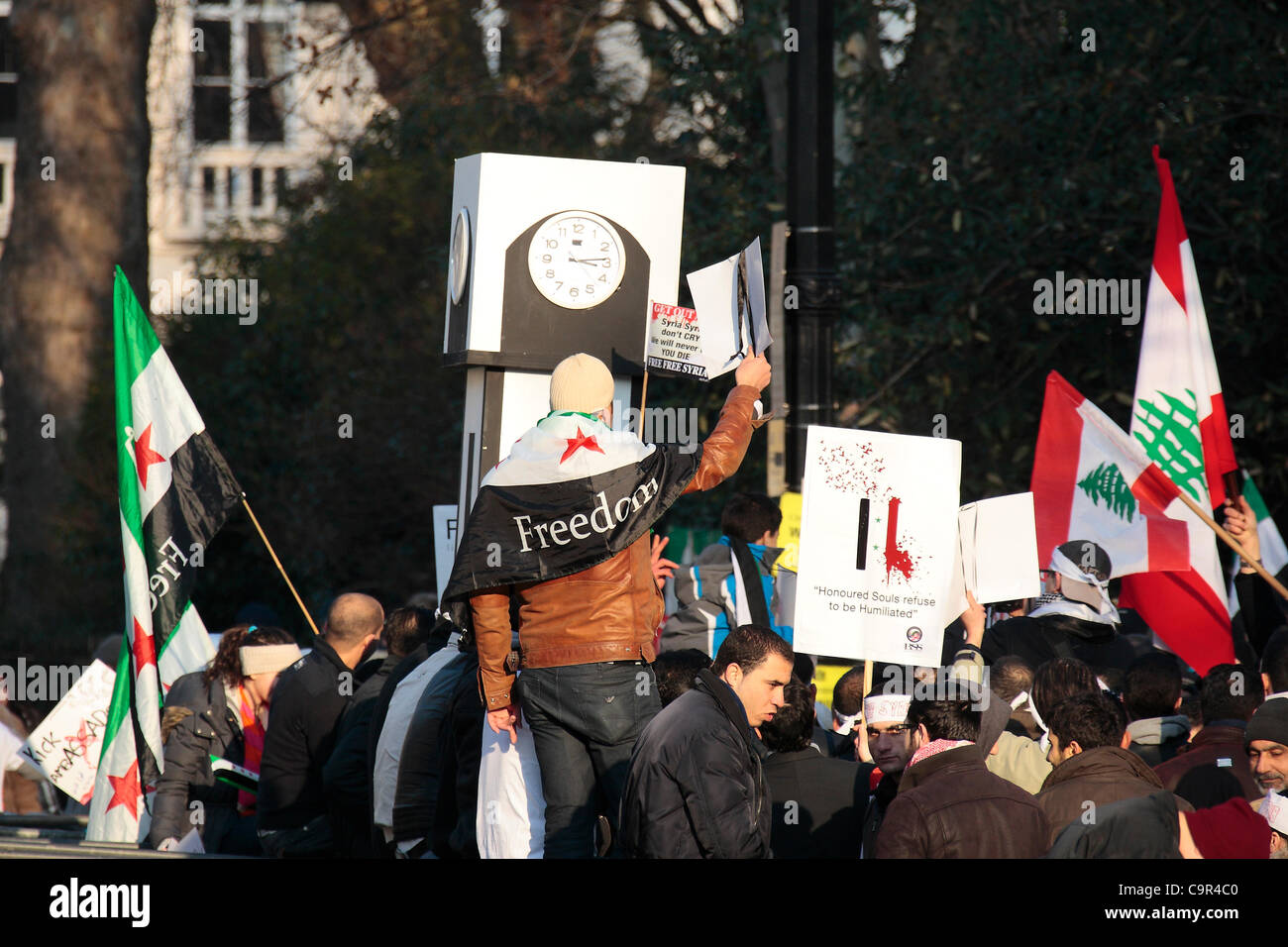 Syrian protests hi-res stock photography and images - Alamy