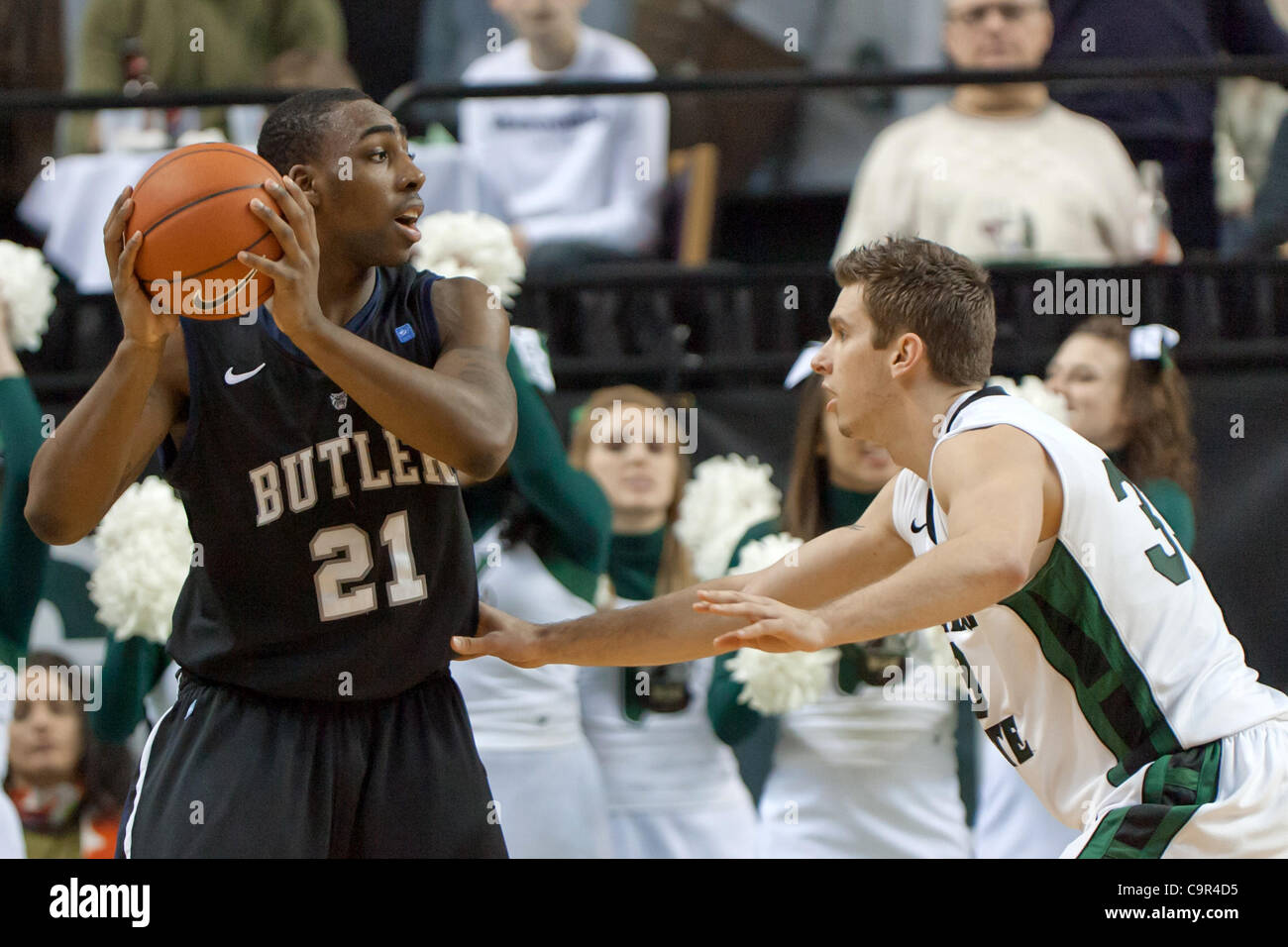 Feb. 11, 2012 - Cleveland, Ohio, U.S - Butler forward Roosevelt Jones ...