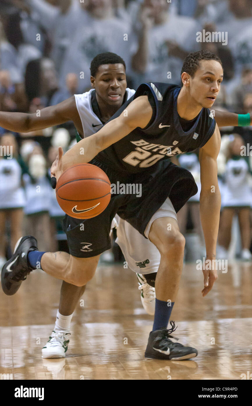Feb. 11, 2012 - Cleveland, Ohio, U.S - Butler guard Chrishawn Hopkins ...