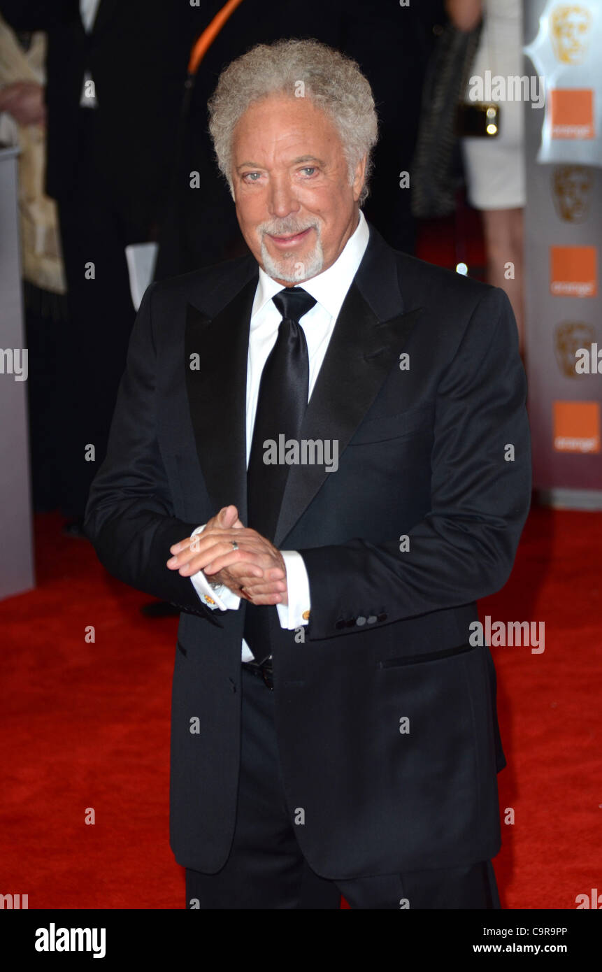 London, United Kingdom 12/02/2012 Sir Tom Jones attends the Orange ...