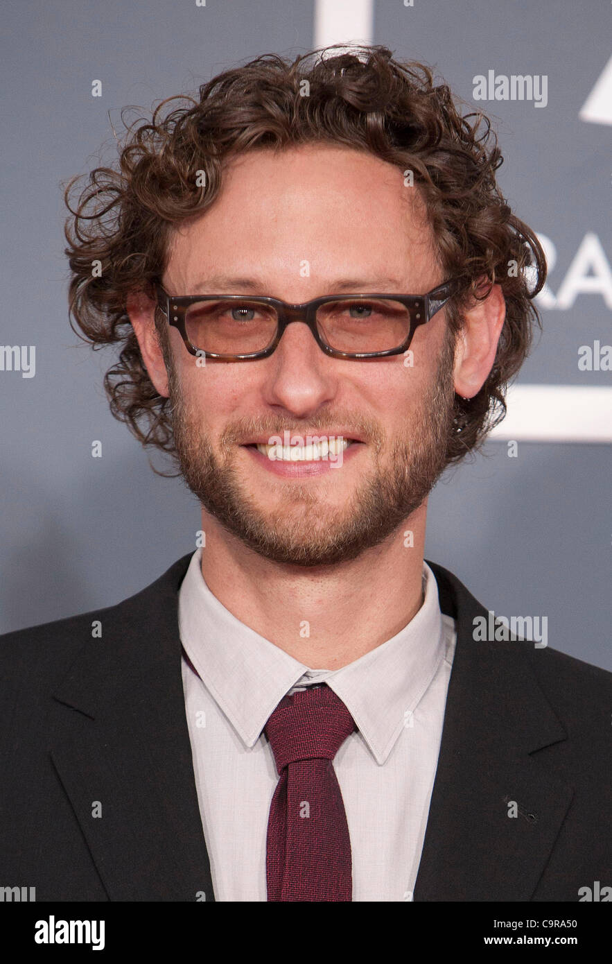 Tim Munro on the red carpet of the 54th Annual Grammy Awards at the ...