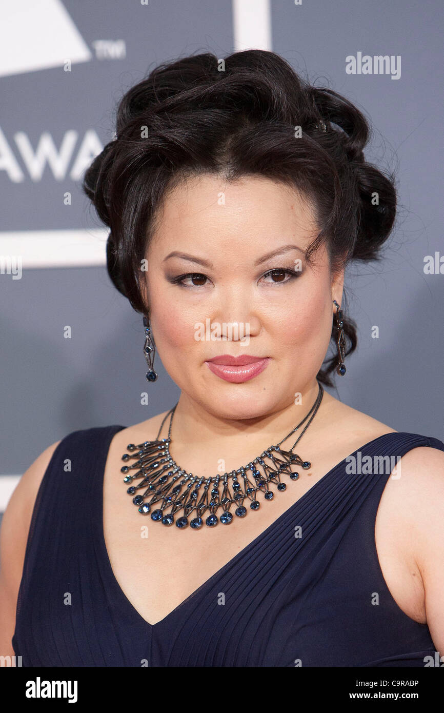 Musician Dustin Brown arrives to the 54th Annual Grammy Awards held at ...