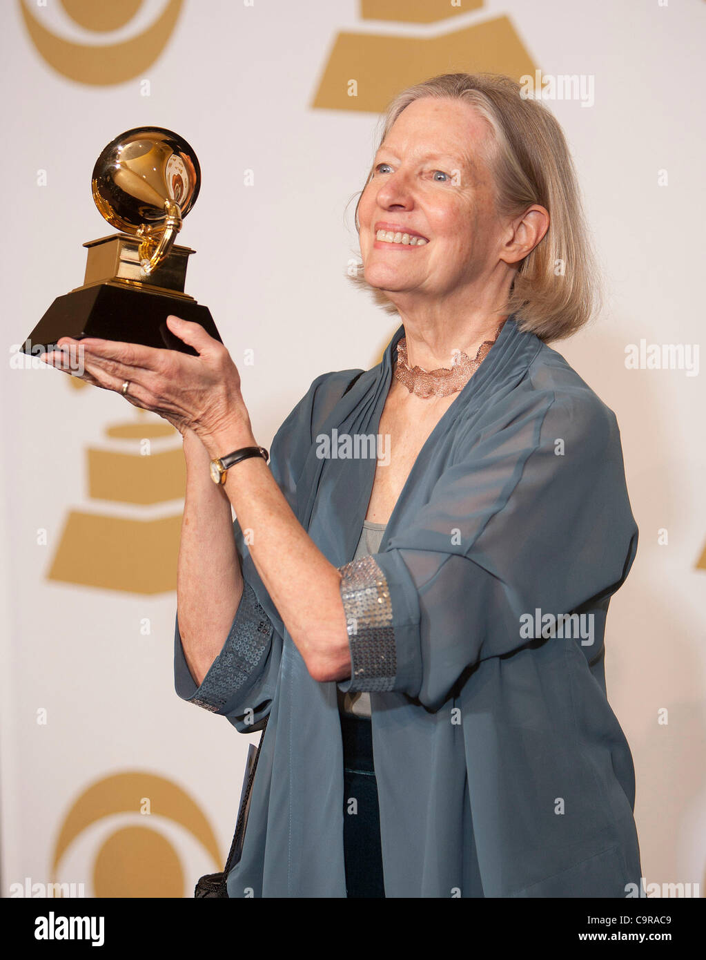 Judith Sherman at the 54th Annual Grammy Awards Press Room at the ...