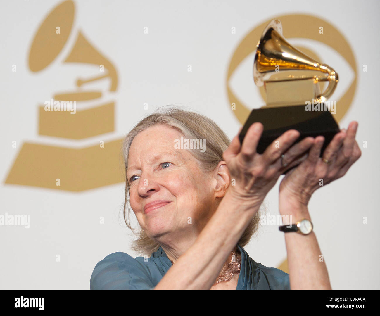Judith Sherman at the 54th Annual Grammy Awards Press Room at the ...