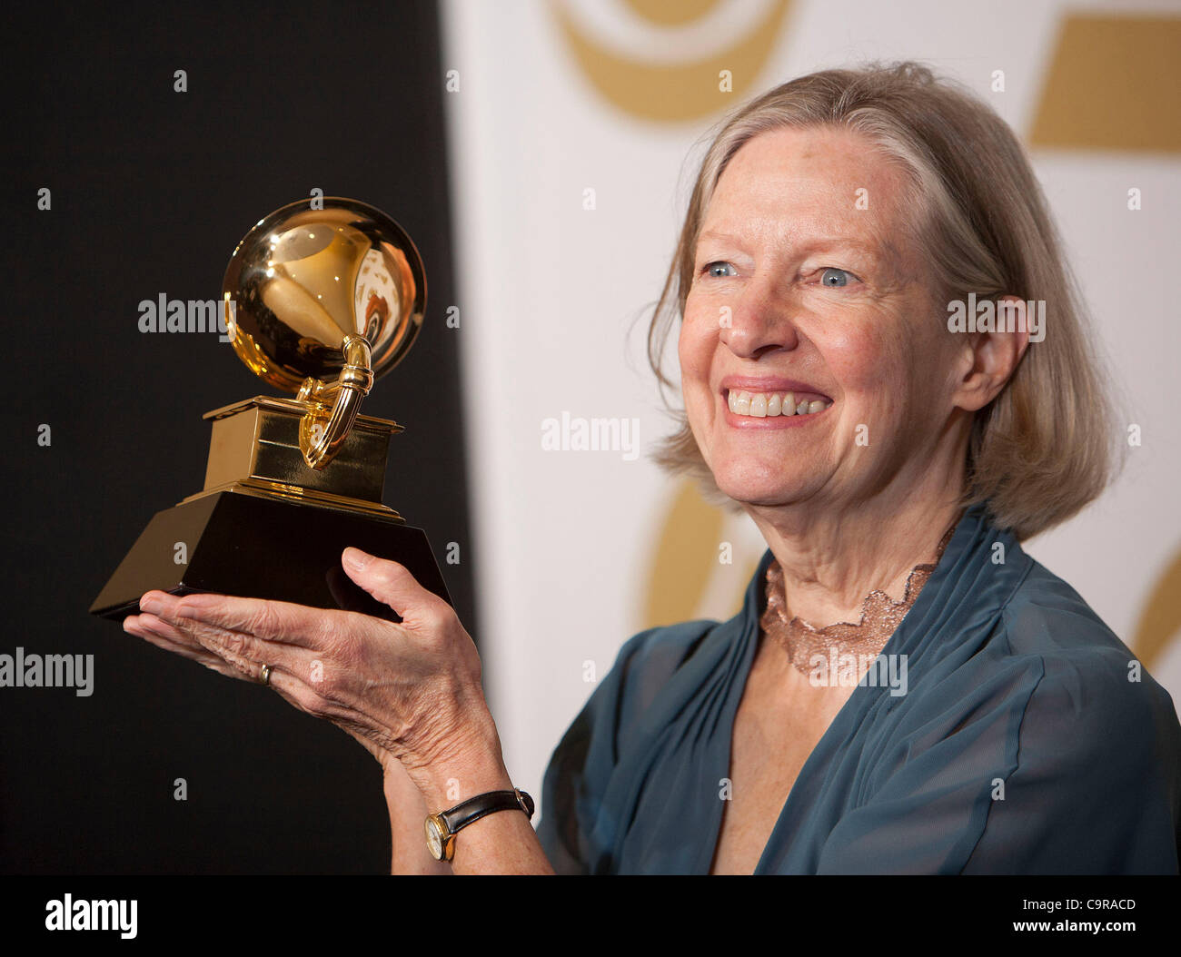 Judith Sherman at the 54th Annual Grammy Awards Press Room at the ...