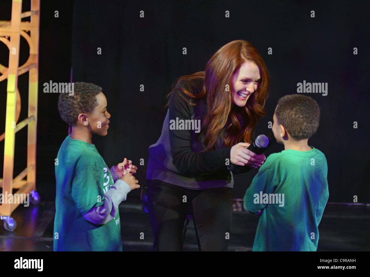 Julianne Moore at a public appearance for Julianne Moore's Freckleface ...