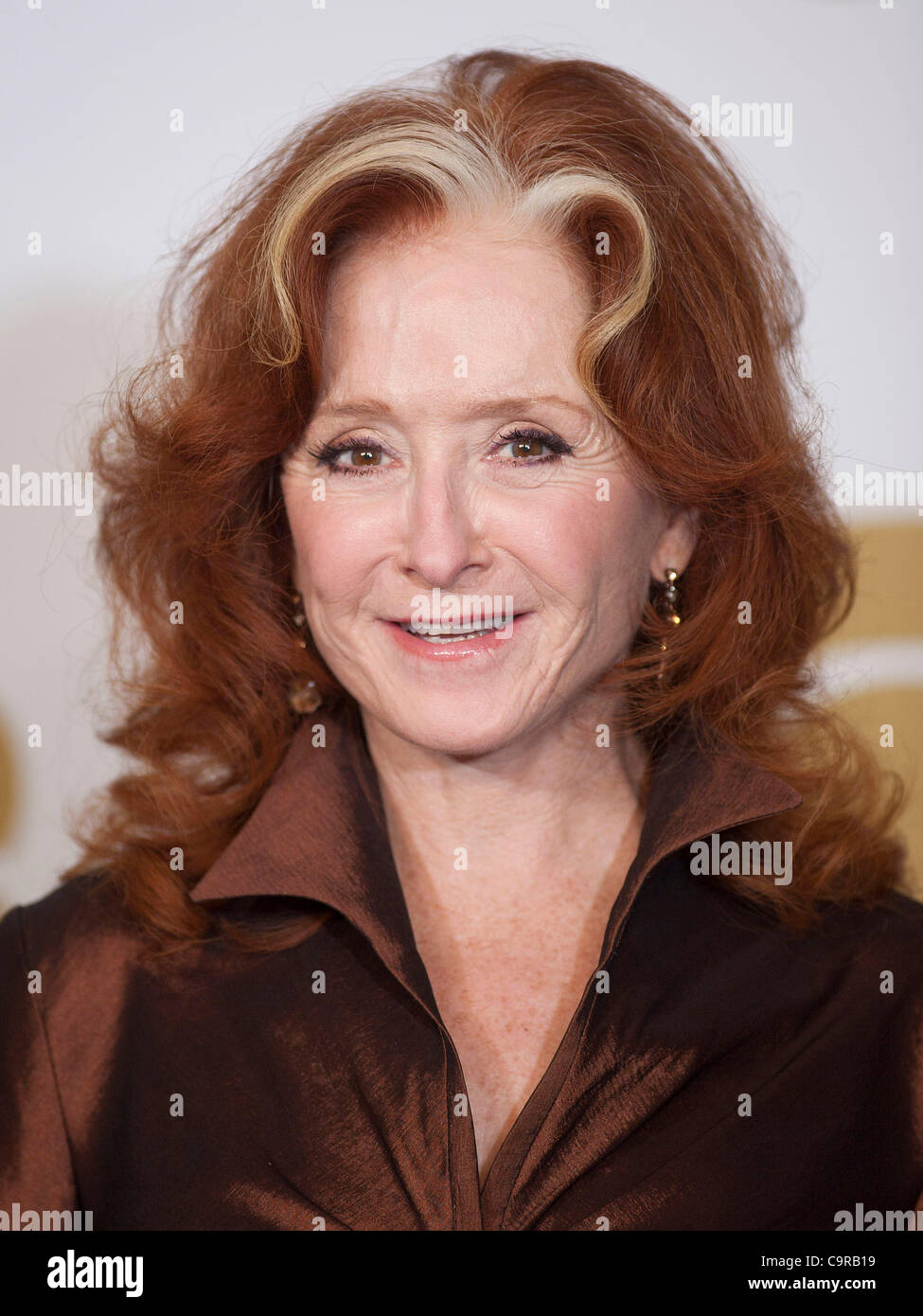 Bonnie Raitt at the 54th Annual Grammy Awards Press Room at the Staples ...