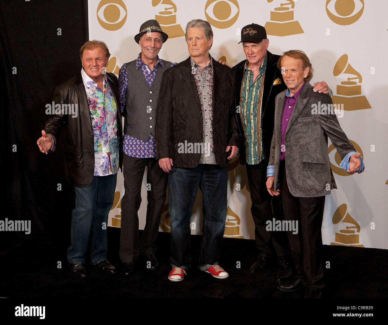 The Beach Boys at the 54th Annual Grammy Awards Press Room at the ...