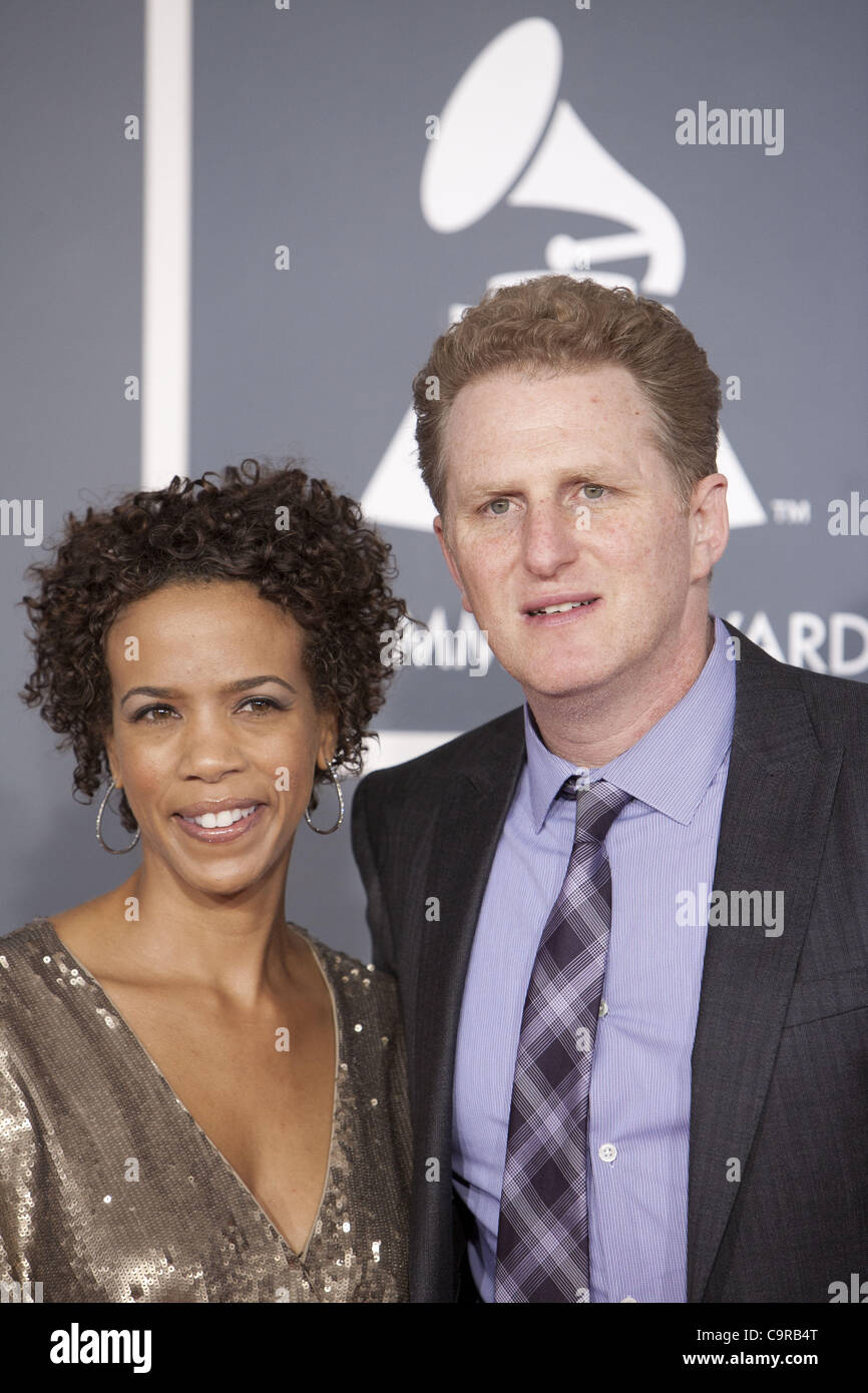 Feb. 12, 2012 - Los Angeles, California, U.S - Michael Rapaport, right, and guest arrive at the ...