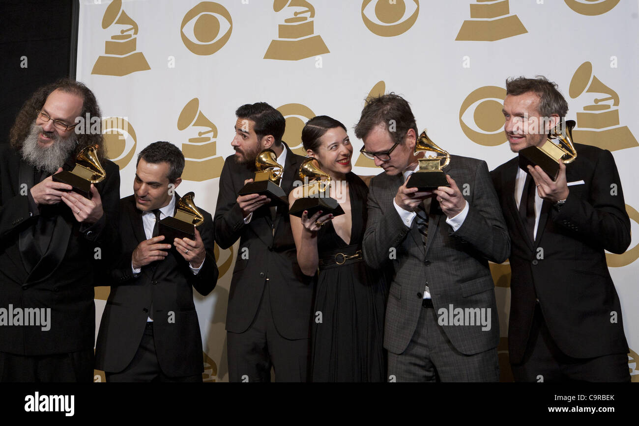 Feb. 12, 2012 - Los Angeles, California, U.S - (From left) Producers ...