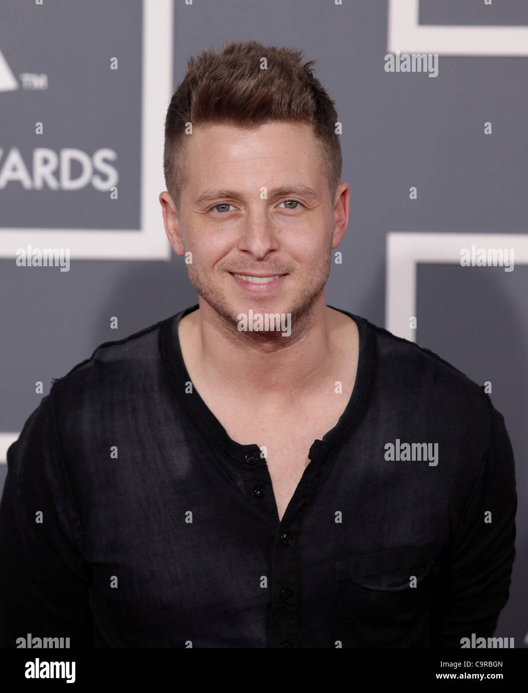 Feb. 12, 2012 - Los Angeles, California, U.S. - RYAN TEDDER arrives for ...