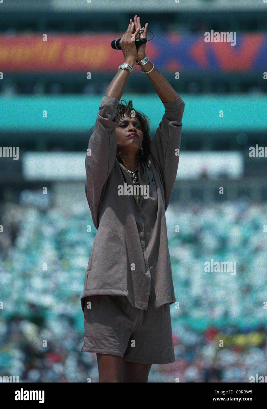 WHITNEY HOUSTON, singer Stock Photo - Alamy