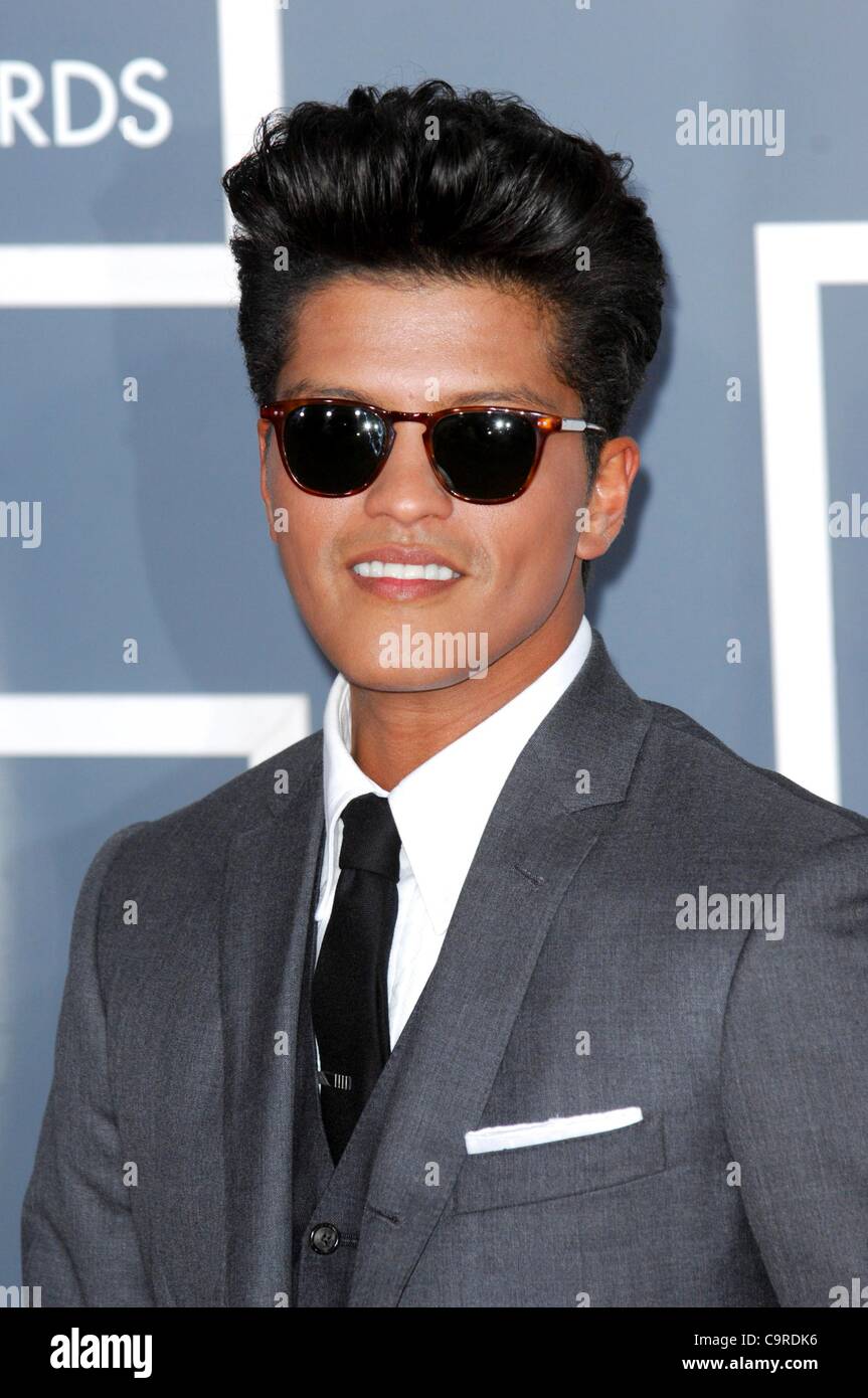 Bruno Mars At Arrivals For The 54th Annual Grammy Awards Arrivals