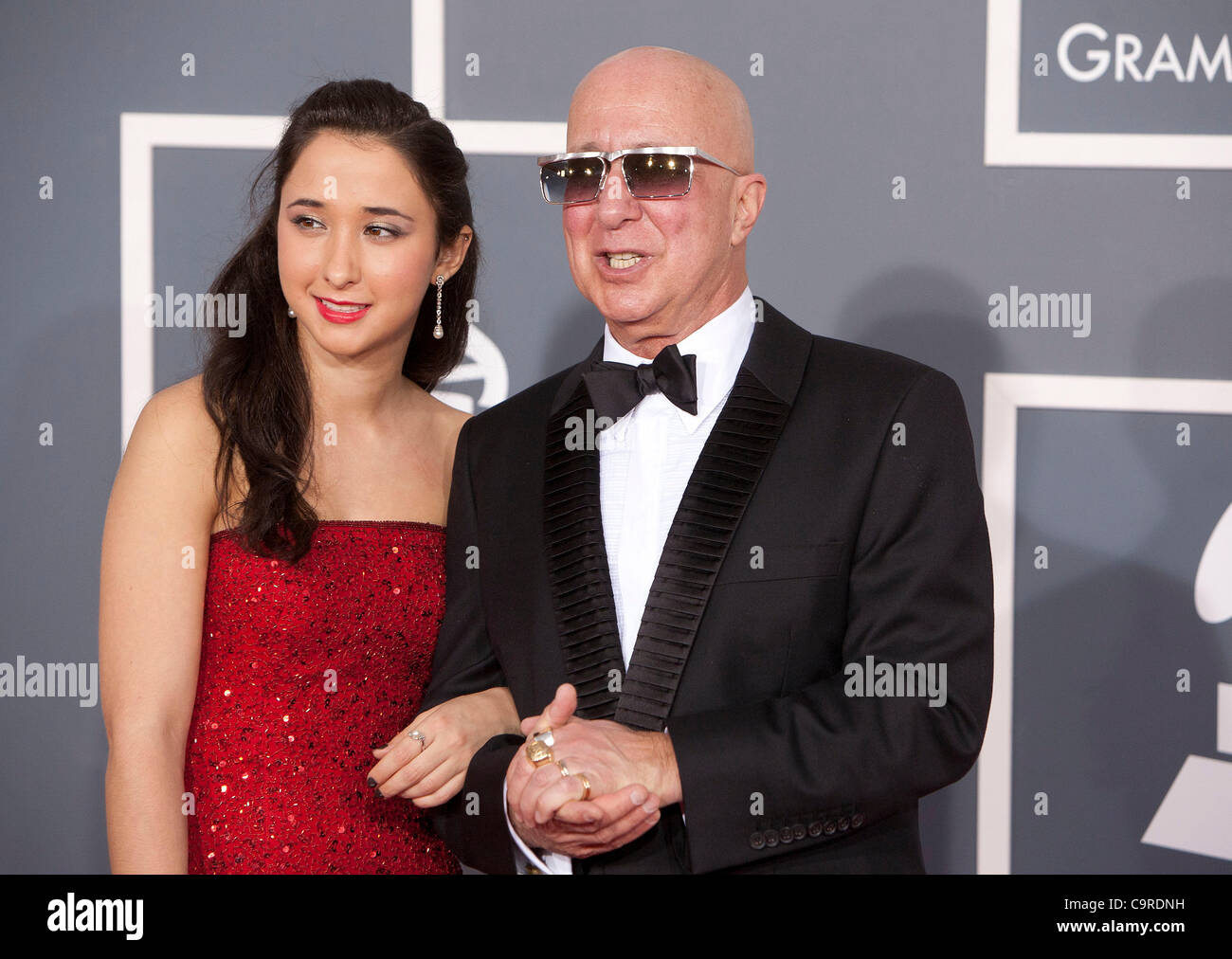 Paul Shaffer on the red carpet of the 54th Annual Grammy Awards at the ...