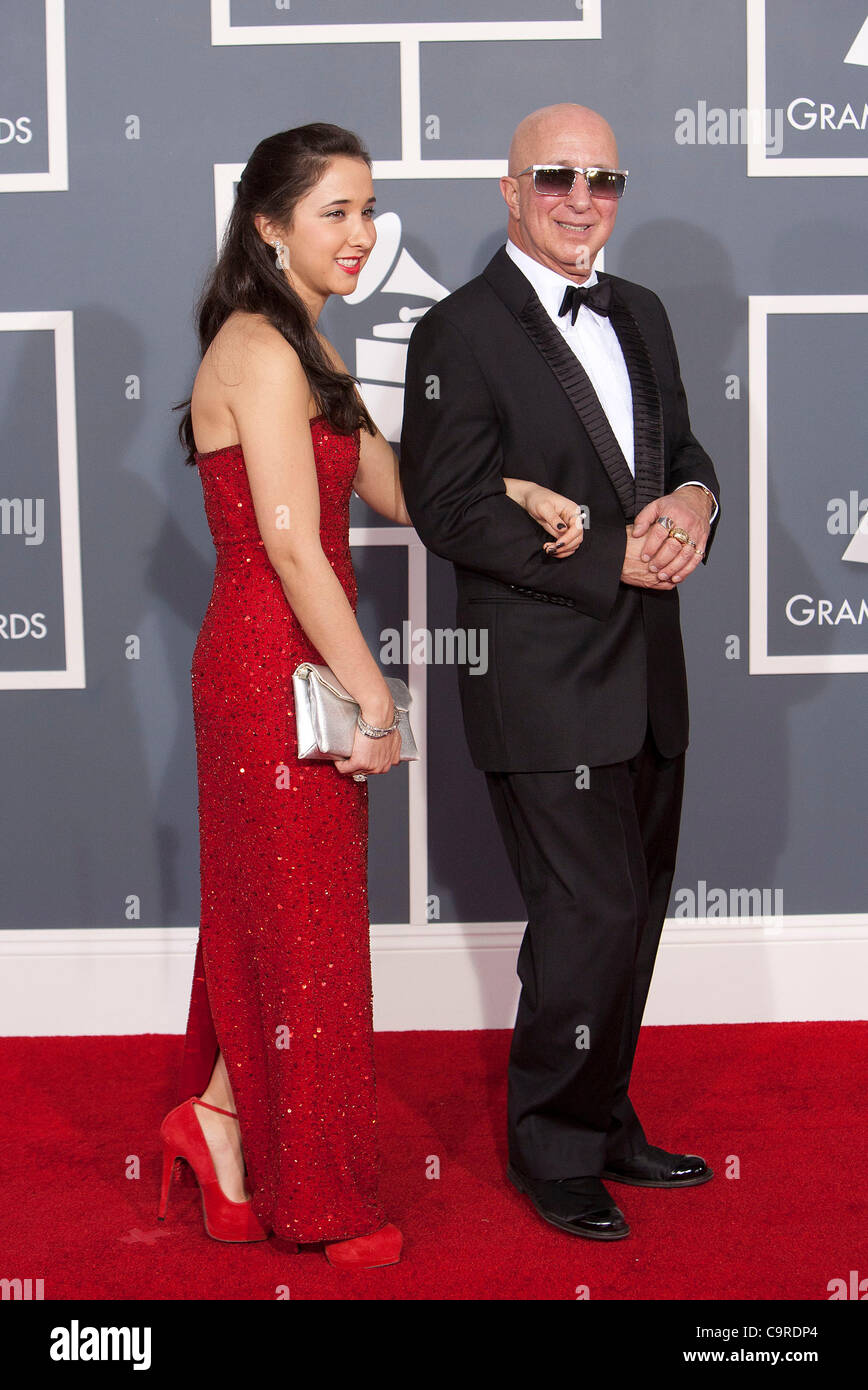 Paul Shaffer on the red carpet of the 54th Annual Grammy Awards at the ...