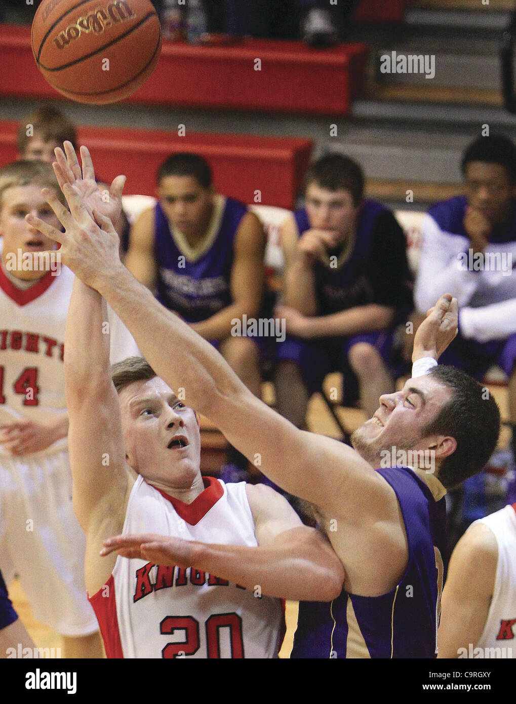 Feb. 7, 2012 - Davenport, Iowa, U.S. - Davenport Assumption's Peter ...