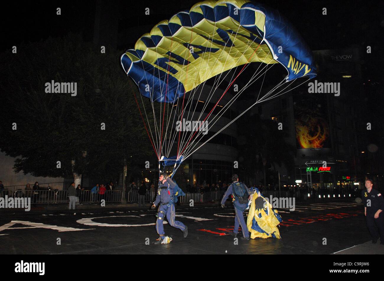 The Elite Frogs Parachute at arrivals for ACT OF VALOR Premiere ...