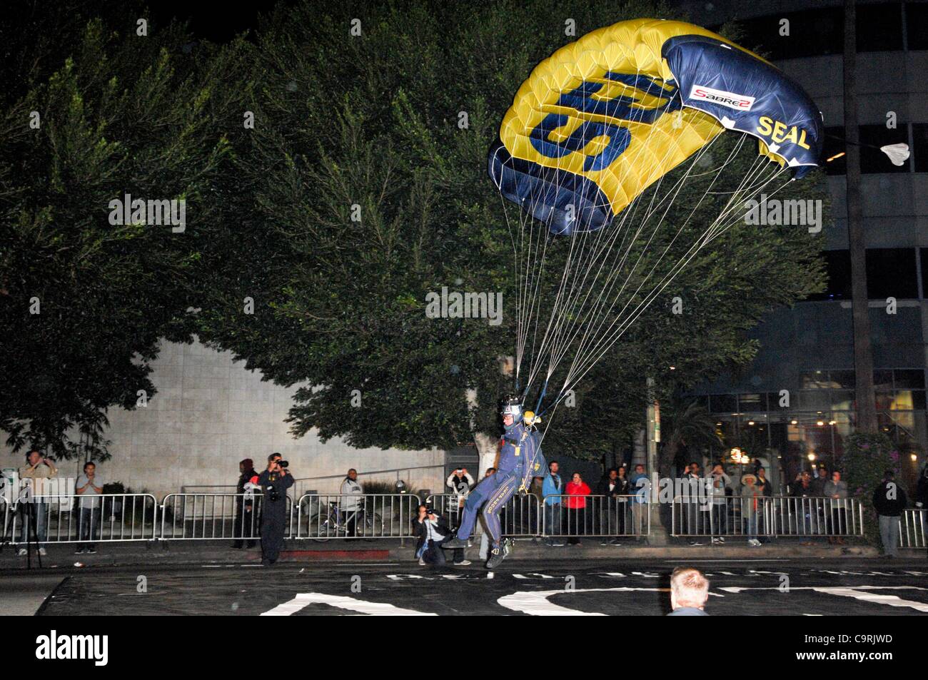 The Elite Frogs Parachute at arrivals for ACT OF VALOR Premiere ...
