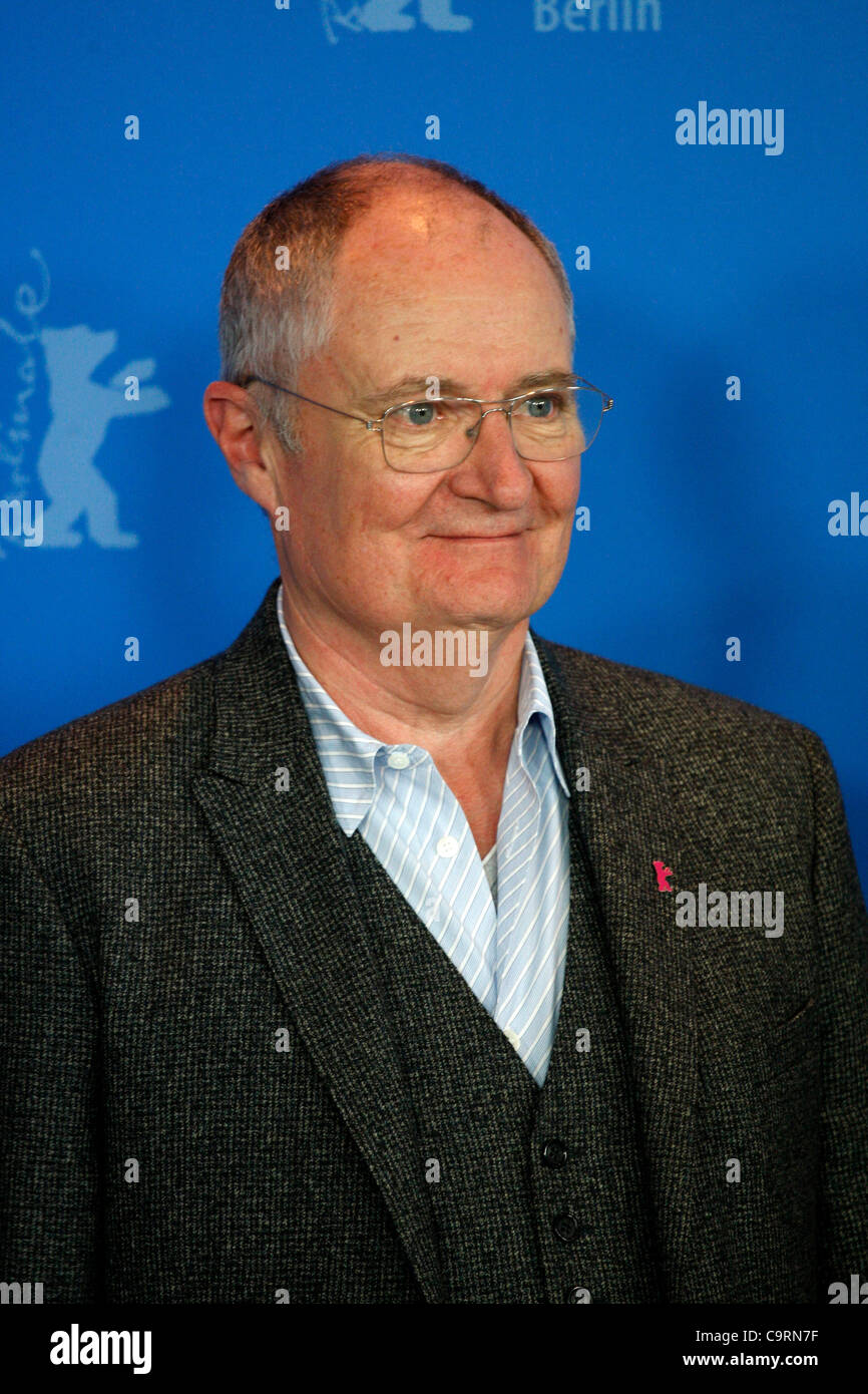 14 February 2012 Berlin Germany. Actor JIM BROADBENT poses for ...
