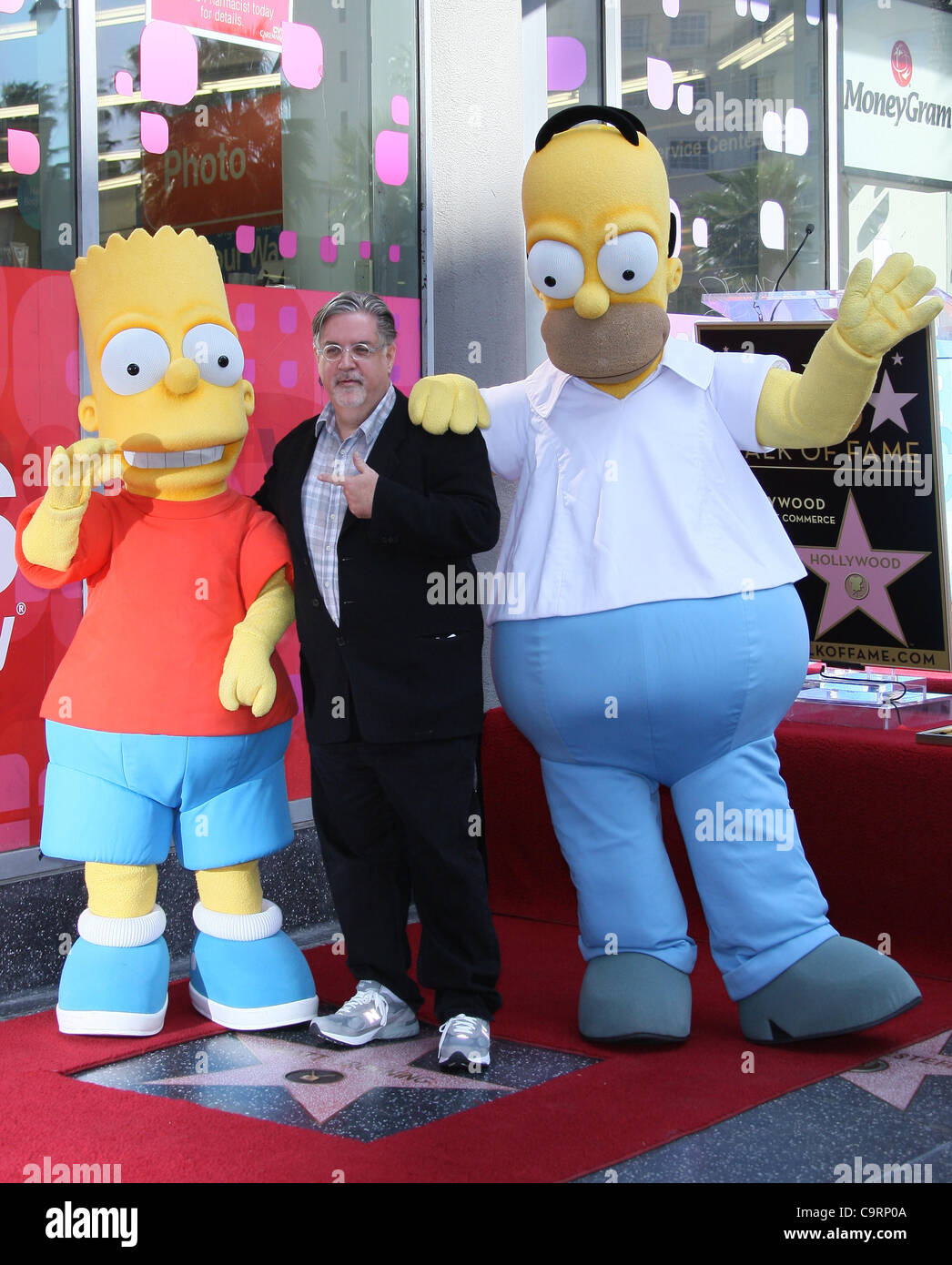 BART SIMPSON & MATT GROENING & HOMER SIMPSON CREATOR OF THE SIMPSONS ...