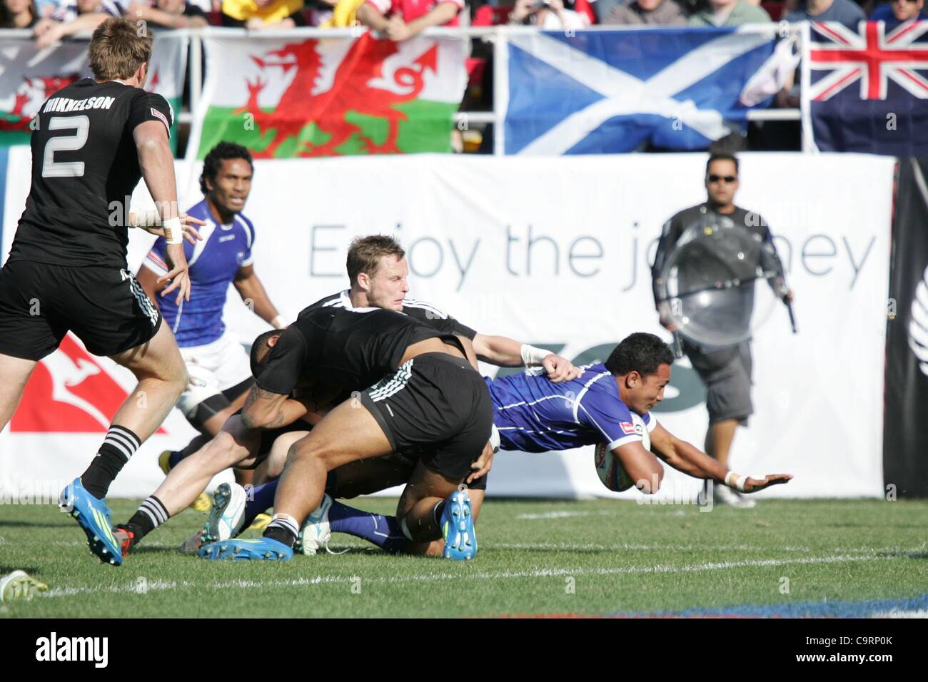 Reupena Levasa at a public appearance for 2012 USA Sevens Rugby ...