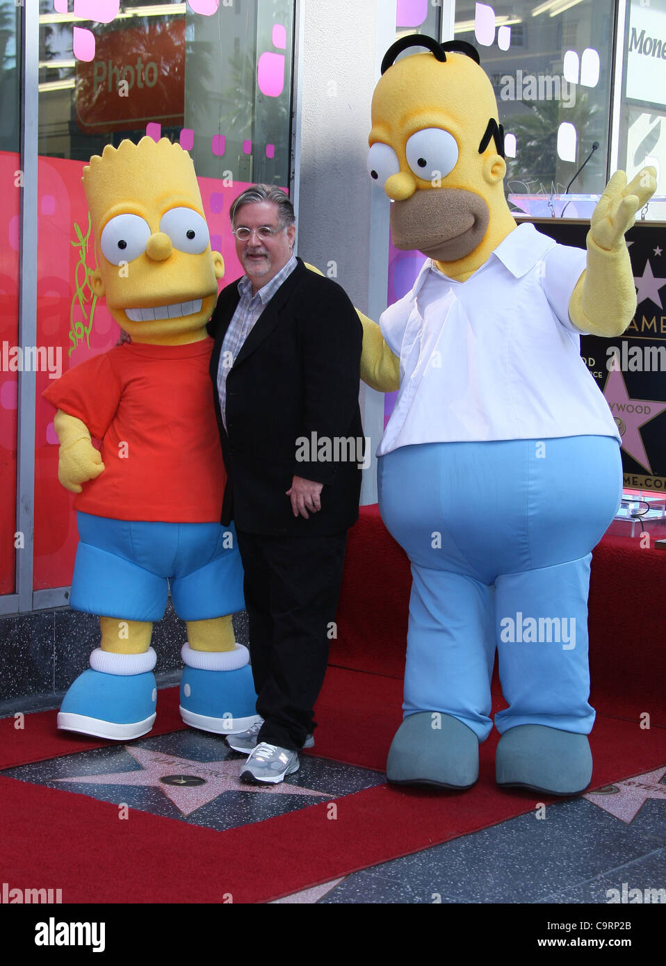 BART SIMPSON & MATT GROENING & HOMER SIMPSON CREATOR OF THE SIMPSONS ...