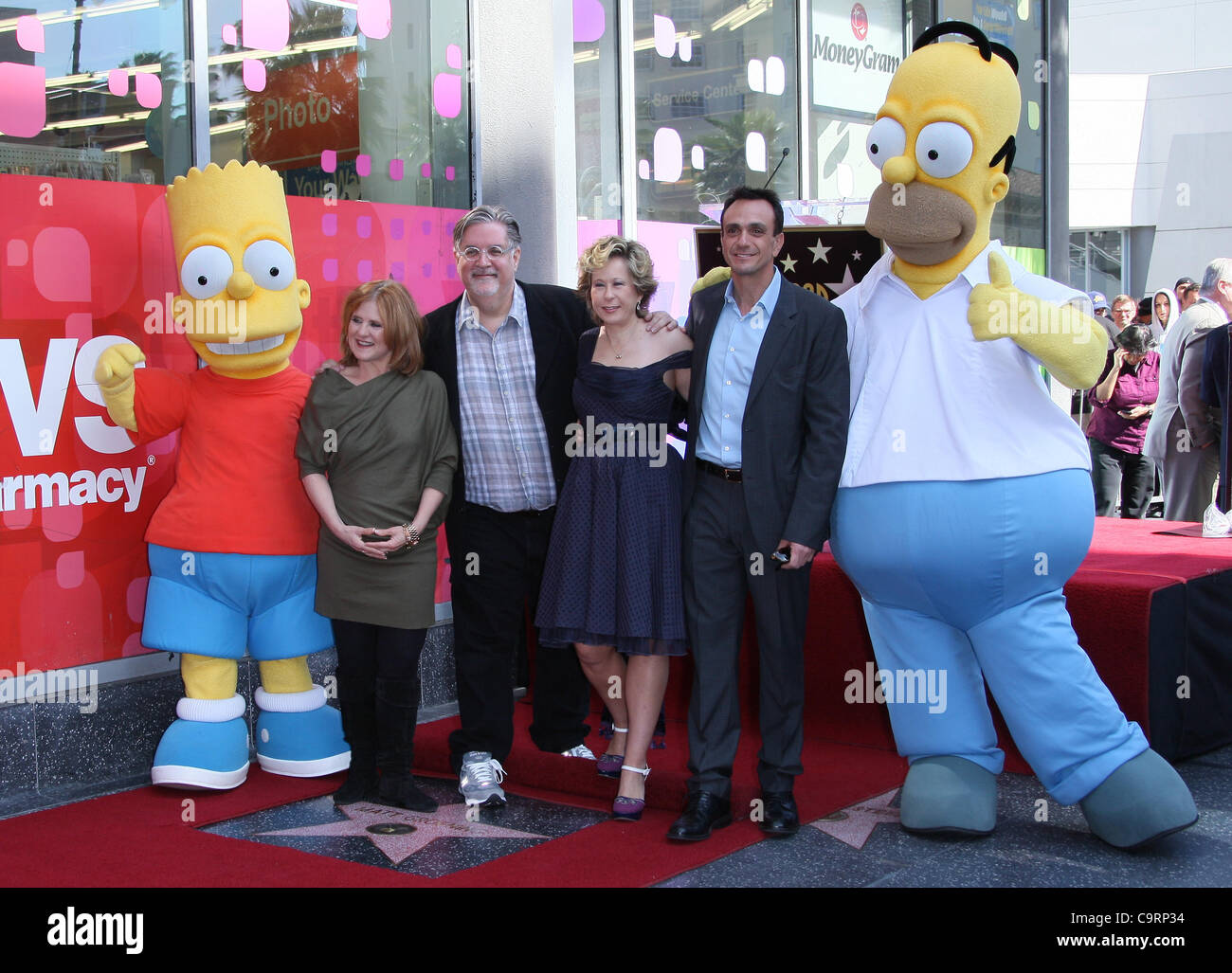 BART & NANCY CARTWRIGHT & MATT GROENING & YEARDLEY SMITH & HANK AZARIA ...