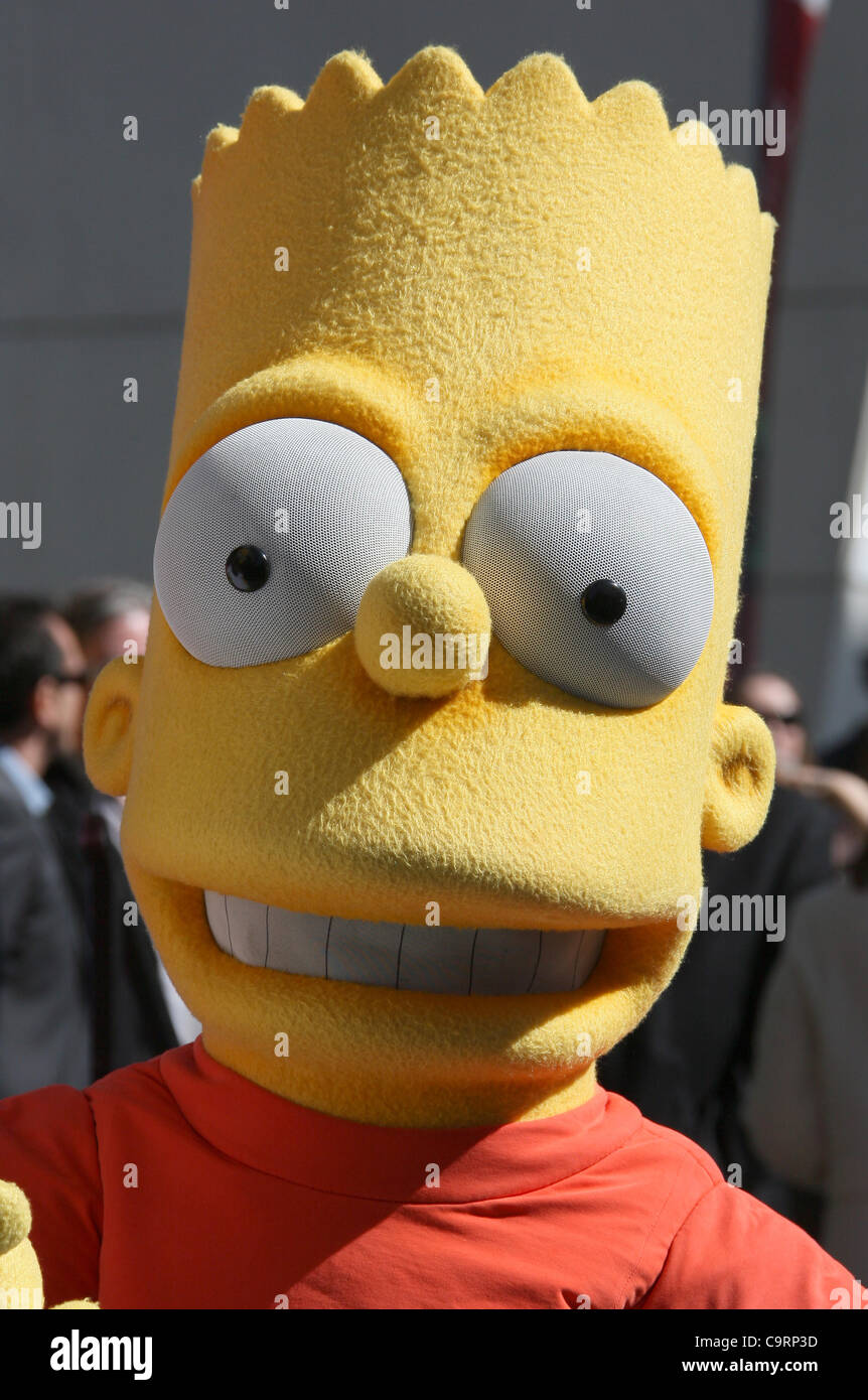 BART SIMPSON THE SIMPSONS MATT GROENING HONORED WITH A STAR ON THE ...