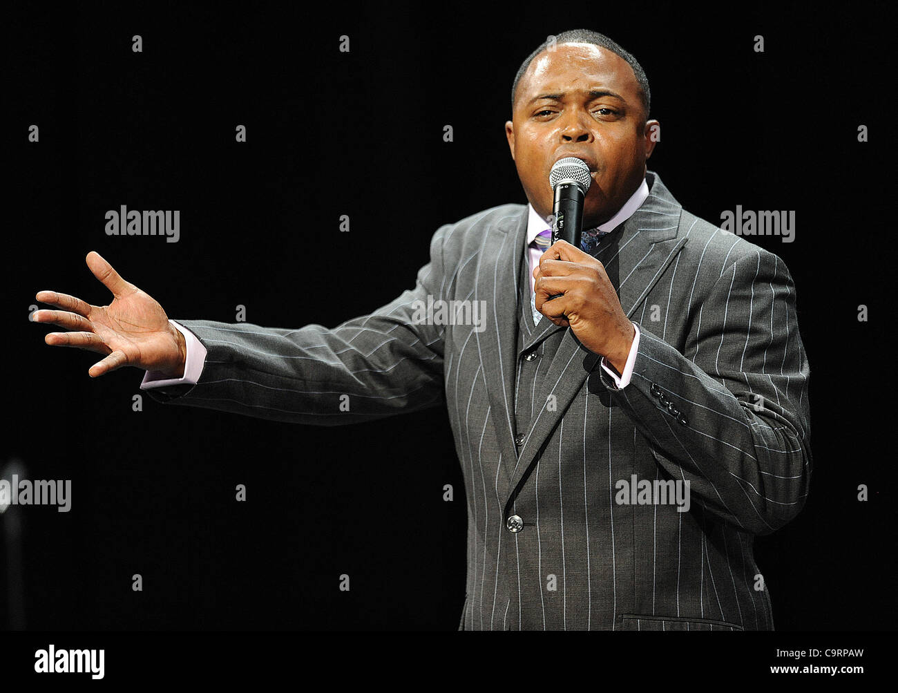 Feb. 11, 2012 - Durham, North Carolina; USA - Comedian KIER SPATES ...