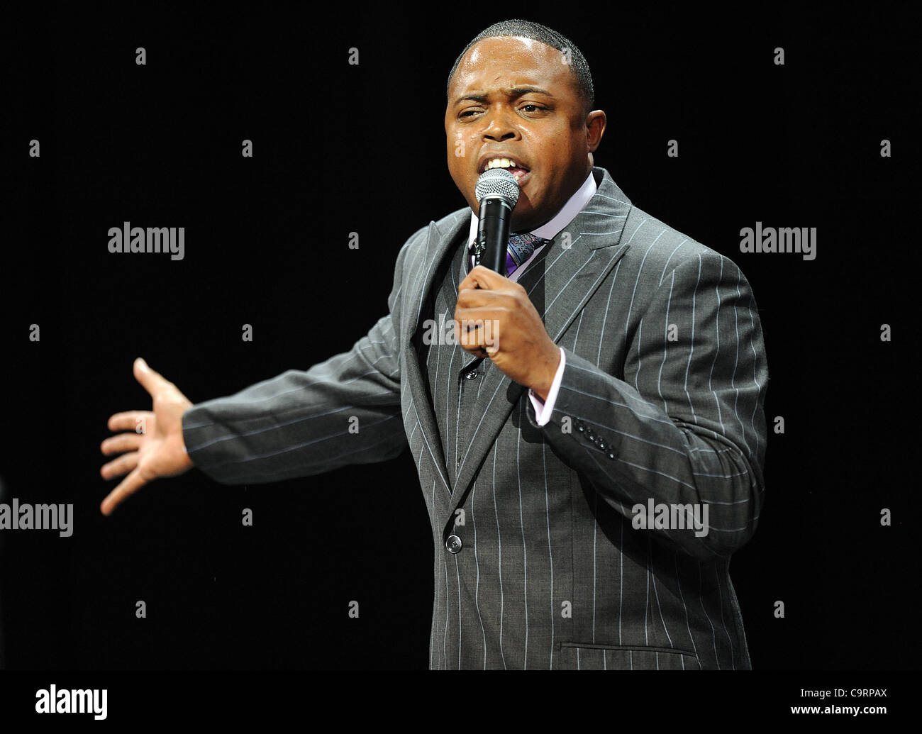 Feb. 11, 2012 - Durham, North Carolina; USA - Comedian KIER SPATES ...