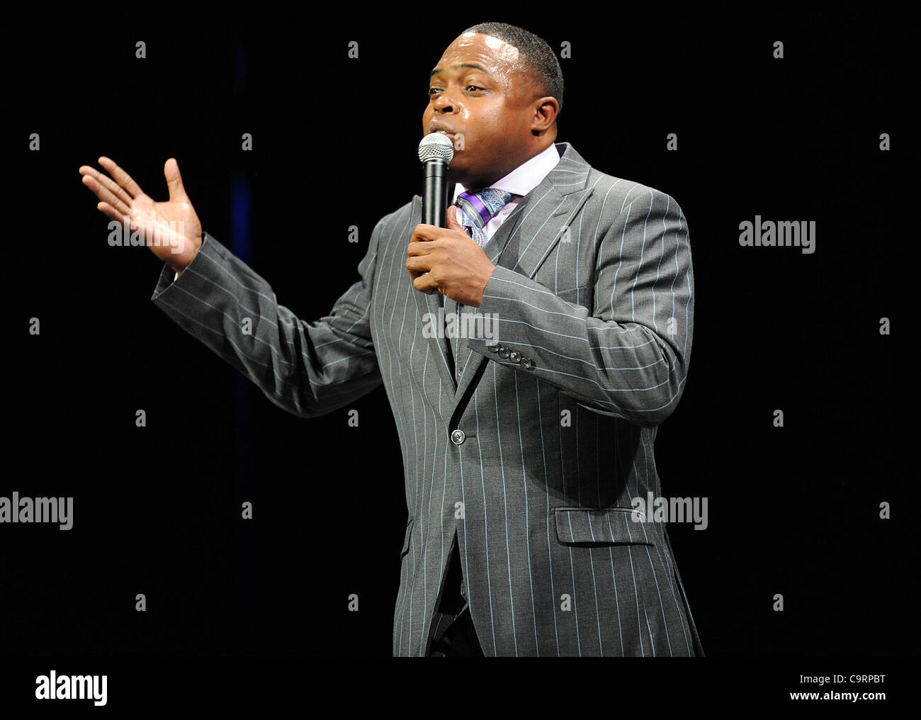 Feb. 11, 2012 - Durham, North Carolina; USA - Comedian KIER SPATES ...