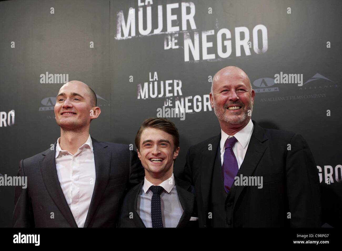 Feb. 14, 2012 - Madrid, Spain - Director James Watkins, actor Daniel ...