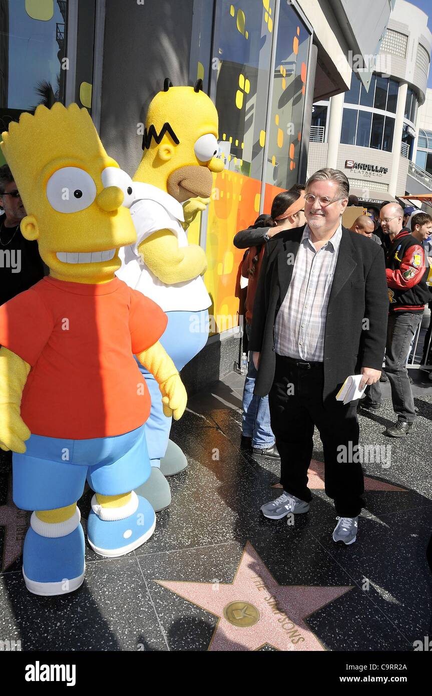 Bart Simpson character, Homer Simpson character, Matt Groening at the ... Bart Simpson character, Homer Simpson character, Matt Groening at the ...